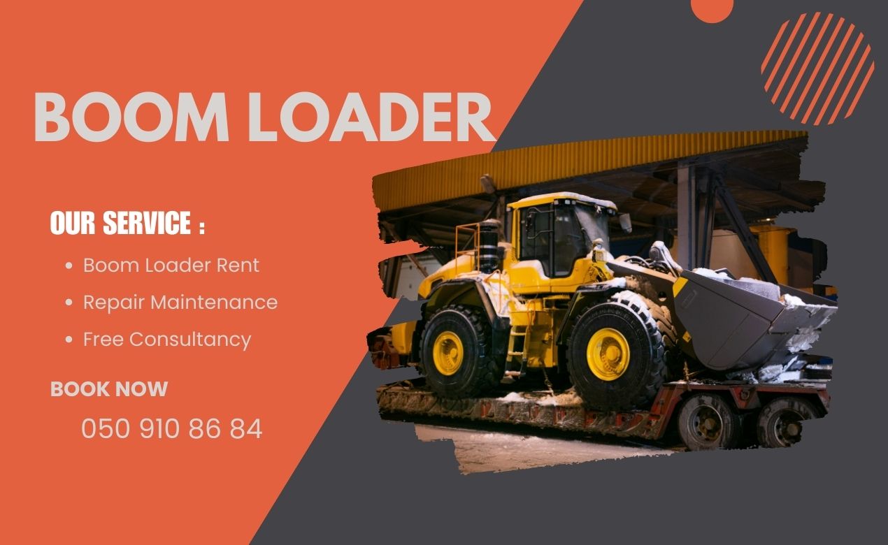 Boom Loader for Rent Dubai - (050) 910-8684